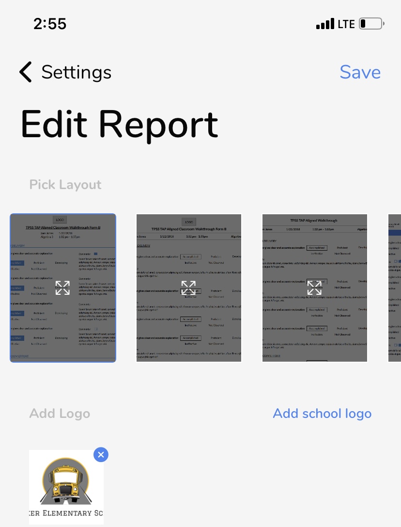 Features - Education Walkthrough